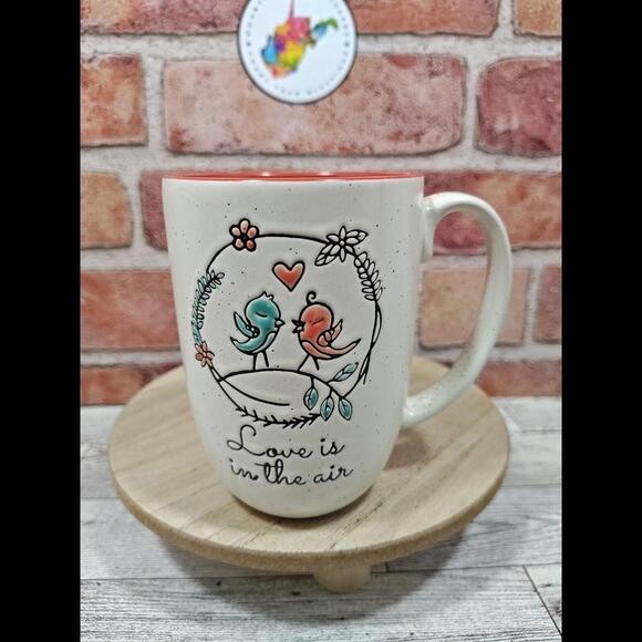 Kitchen | 218 Sd Spectrum Red Blue Bird Branch Coffee Tea Mug Cup Love ...
